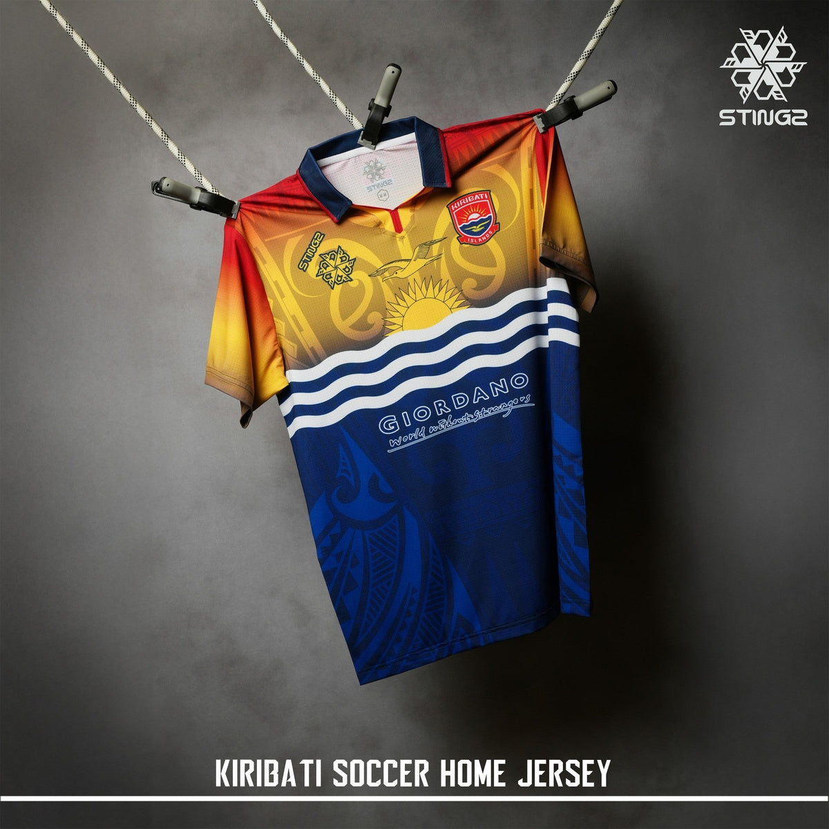 STINGZ™ Unveil Kiribati Islands New Football Jerseys – Stingz Sportswear